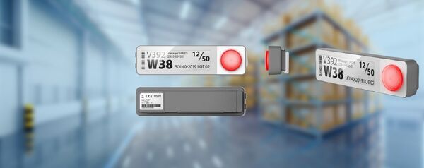 Pick-by-light Button Label van e-shelf-labels